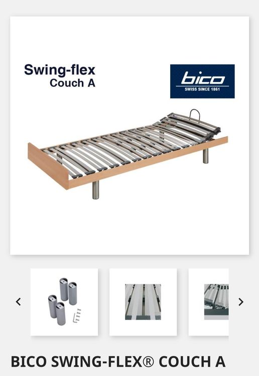 Bico Swing-Flex - Einzelbett mit Lattenrost integriert (Gebraucht) in ...