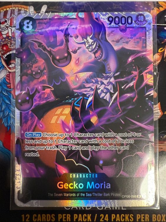 Gecko Moria OP06-086 SR - One Piece Card Game (Neu (gemäss Beschreibung ...