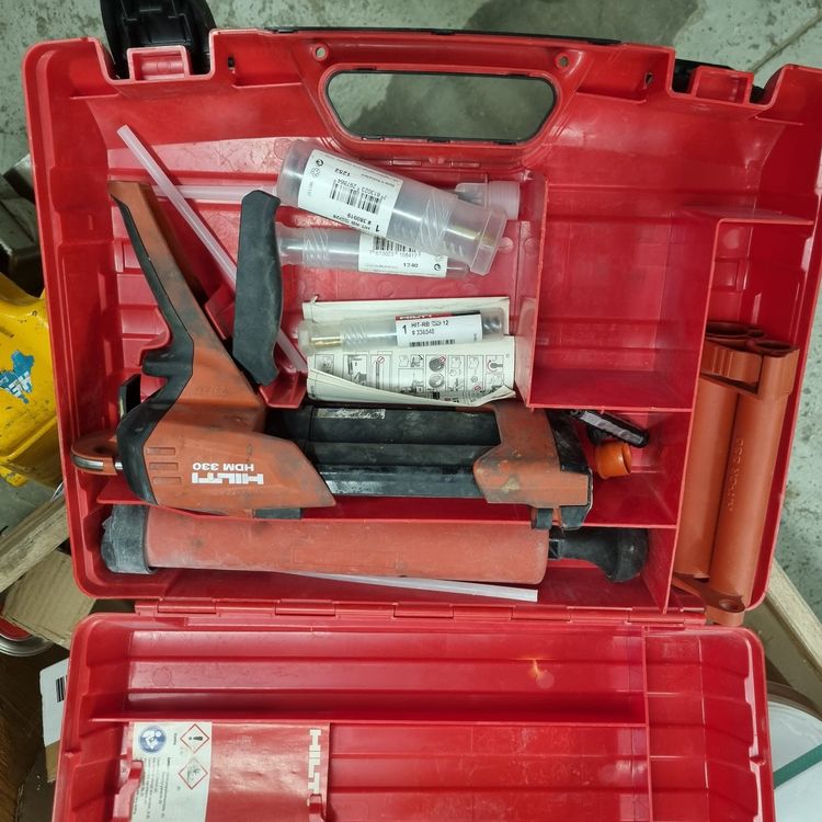 Hilti HDM 330 Mörtel-Injektionsgerät mit Zubehör im Koffer (Gebraucht) in Rothrist für CHF 46 ...