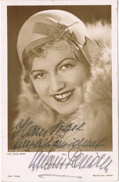 Maria Paudler 1903-90 Autogramm signiert Vintage Foto 9x14cm (Gebraucht) in Bischofszell für CHF ...