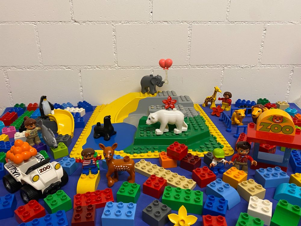 Grosser Lego Duplo Zoo mit 3D Platte & über 100 Teile! | Kaufen auf Ricardo