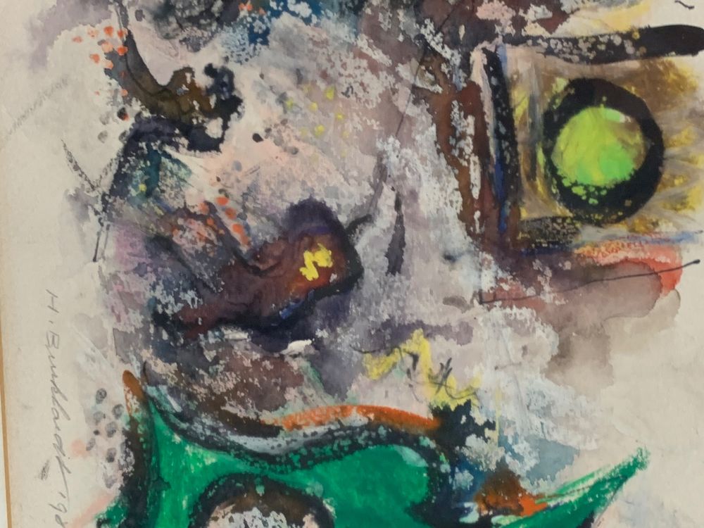 Hans Gustav Burkhardt (1904-1994) Aquarell | Kaufen auf Ricardo