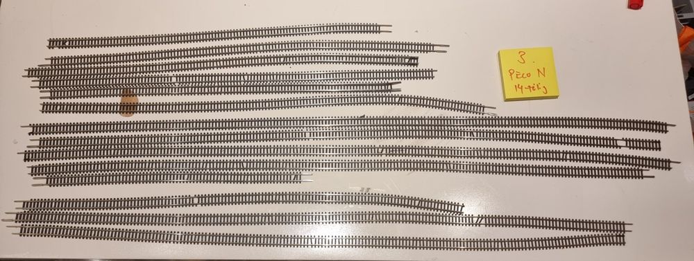 PECO Spur N Flexgleise Sortiment (Gebraucht) in Gümligen für CHF 10 – mit Lieferung auf Ricardo ...