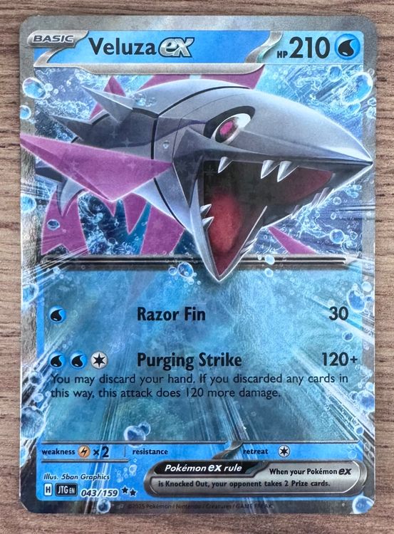Veluza ex Pokemon Journey Together JTG 043/159 | Kaufen auf Ricardo