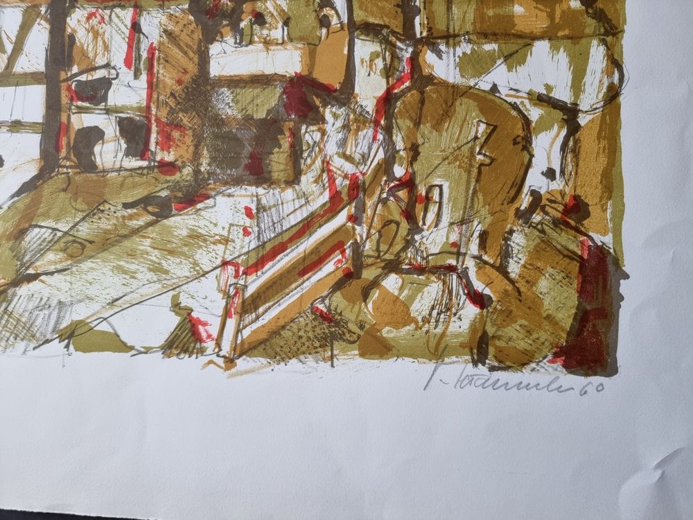 KÜNSTLER ? LITHOGRAPHIE SIGNIERT NUMMERIERT (Neu und originalverpackt) in Gersau für CHF 28 ...