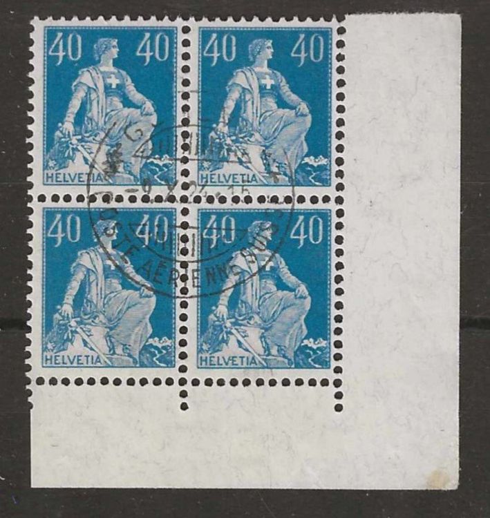 Helvetia Nr. 156 im Viererblock : KP 600.-- | Kaufen auf Ricardo