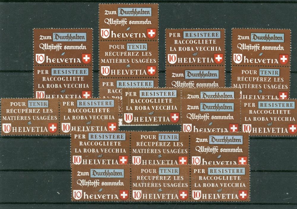 TOPLOT ALTSTOFFSTREIFEN 2-ER, 3-ER ALLE * FR. 196.50 (Neu (gemäss ...