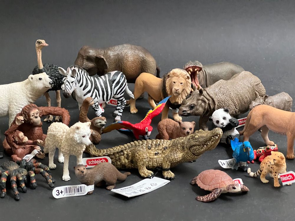 NEU 26 Schleich Tiere Wildtiere Wildlife Zoo Afrika Asien (Neu (gemäss ...