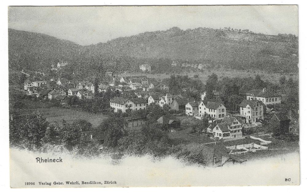 Postkarte "Rheineck vor dem Buechberg" (7) (Gebraucht) in Andeer für CHF 3 – mit Lieferung auf ...