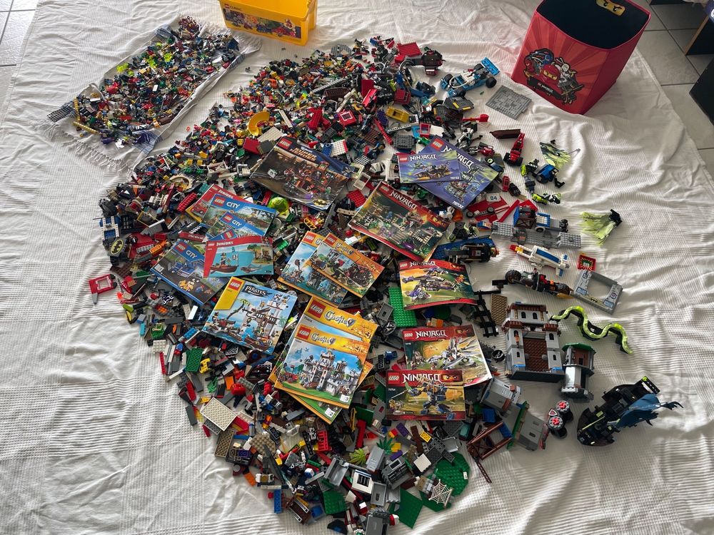 Über 10kg Lego ab 1.- Ninjago, Castle Kingdoms, Pirates, etc (Gebraucht ...