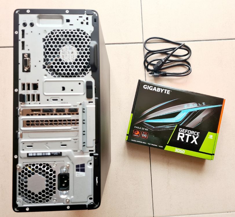 Smart Gaming PC EliteDesk RAM 16GB 2xSSD + RTX 3050 + Wifi (Gebraucht ...