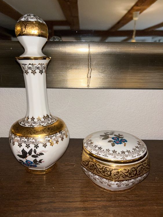 Porzellan Sneroll, 24k gold und Platin verziert (Gebraucht) in Oberkulm ...