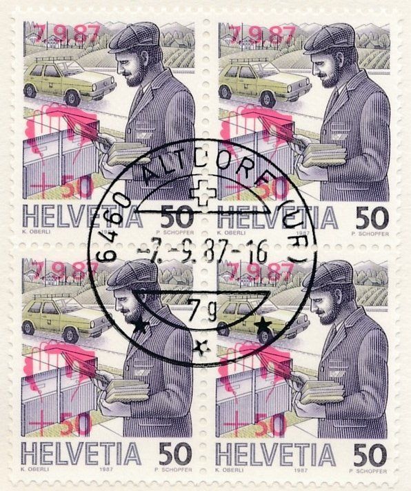 Unwetter in der Schweiz FDC 66 / 7.9.87 (Neu (gemäss Beschreibung)) in St. Gallen für CHF 4 ...