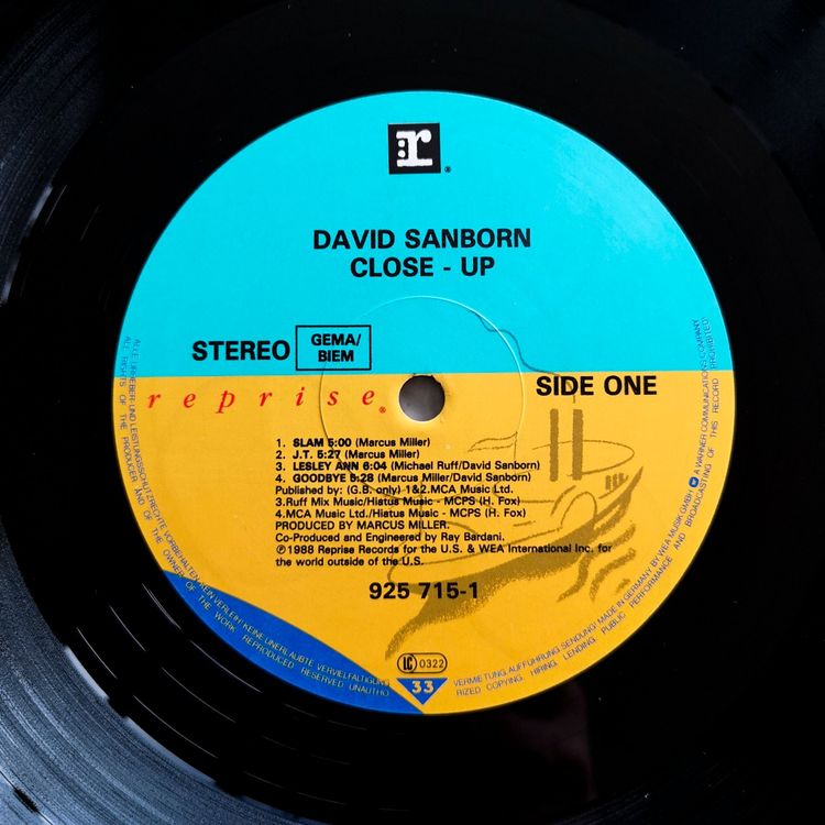 David Sanborn - Close Up (Smooth-Jazz 1988) (Gebraucht) in Sargans für ...