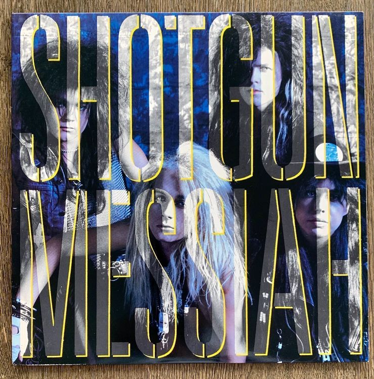 SHOTGUN MESSIAH "S/T" VINYL LP STENCIL MINT HAIR GLAM SLEAZE (Neu ...