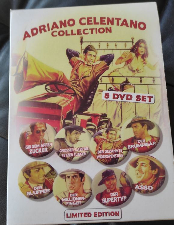 Adriano Celentano Limitierte Dvd Box mit 8 Dvds (Gebraucht) in ...