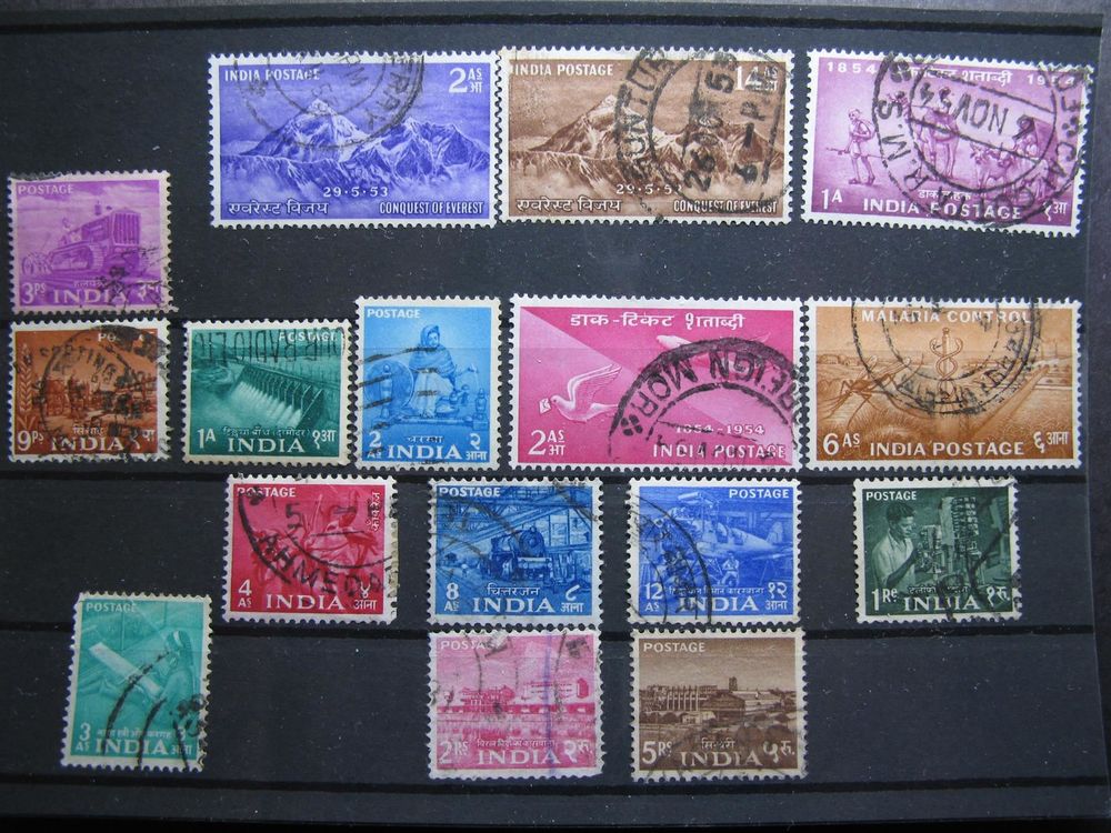 India 1953 / 1955 Mount Everest / Düngem (D'occasion) à Wil SG pour CHF ...