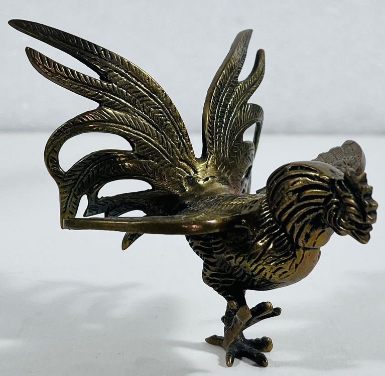 Vintage Deco Hahn Skulptur Aus Messing | Kaufen auf Ricardo