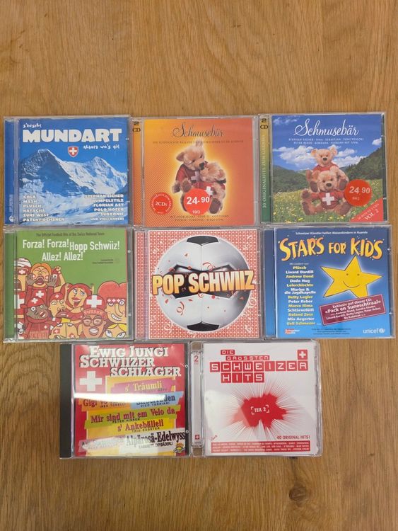 CD Sammlung - 8 x Schweizer Hits, Künstler, Sampler (Gebraucht) in ...