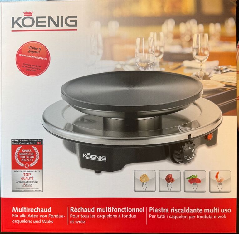 KOENIG Rechaud neu und originalverpackt (Neu und originalverpackt) in Jegenstorf für CHF 29 ...