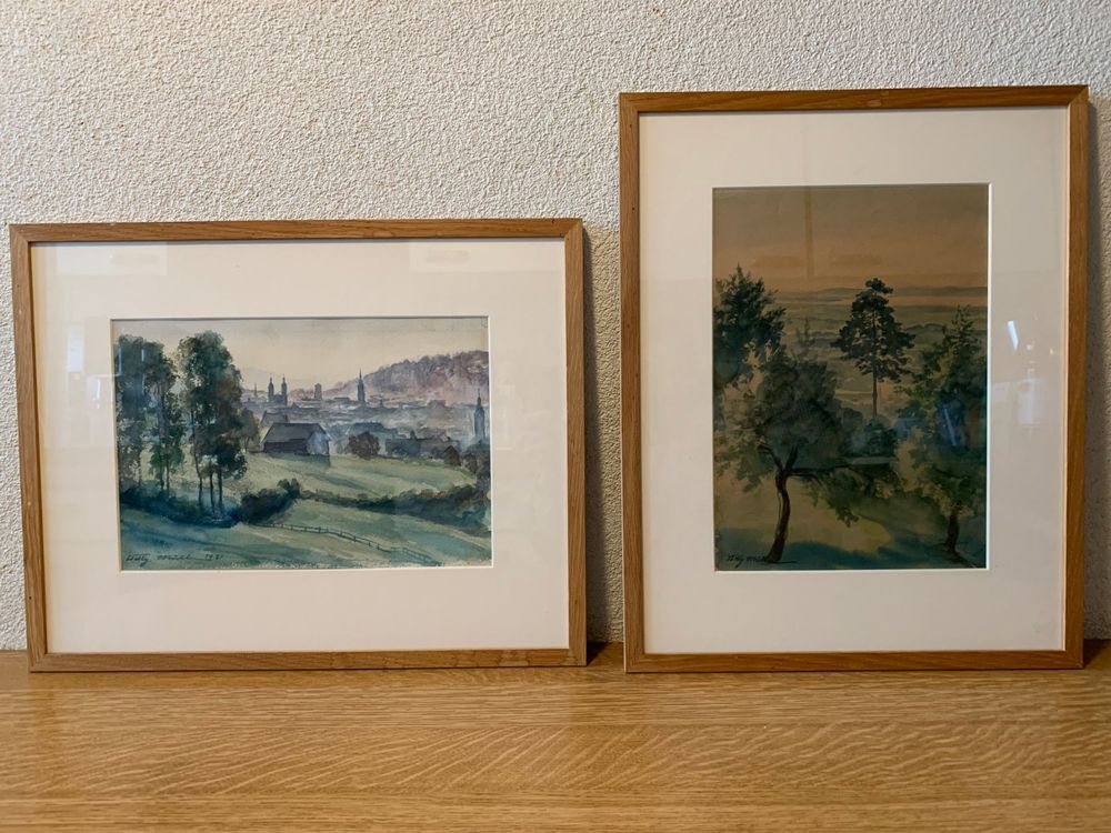 Bilder, Zwei - Aquarelle | Kaufen auf Ricardo