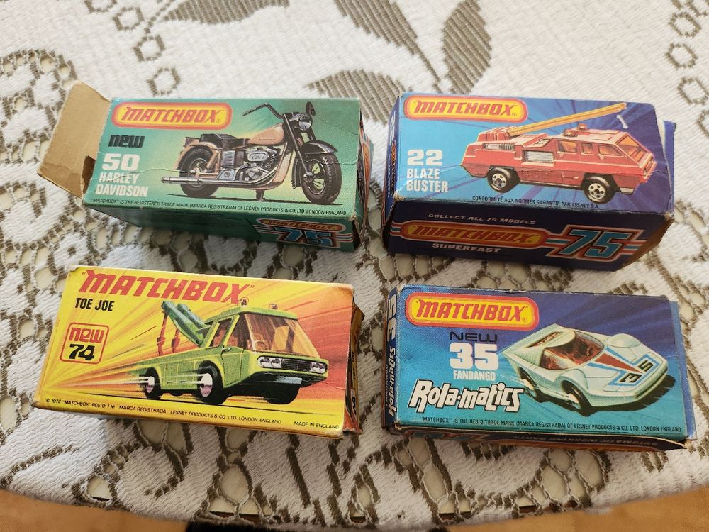 4 leere Matchbox Schachteln (Gebraucht) in für CHF 25 – mit Lieferung auf Ricardo kaufen