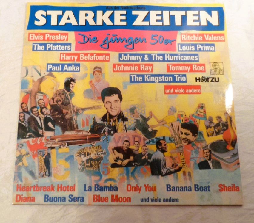 Die jungen 50er / LP Elvis Presley, Louis Prima, Paul Anka (Gebraucht ...