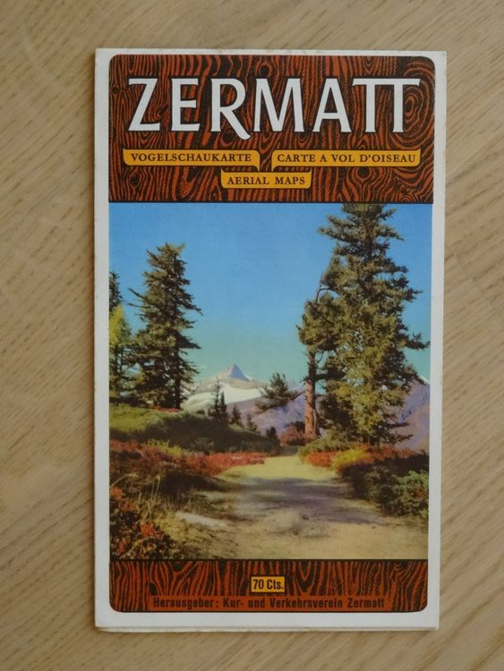Vogelschaukarte von Zermatt (Gebraucht) in Zuzwil SG für CHF 1 – mit Lieferung auf Ricardo kaufen