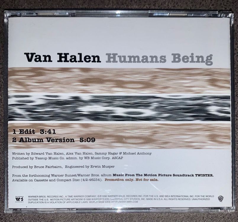 VAN HALEN Humans Being PROMO CD! RAR | Kaufen auf Ricardo