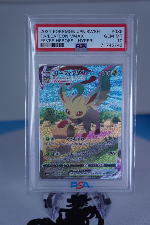 PSA 10 Leafeon VMAX HR SA 089/069 S6a Eevee Heroes - Pokémon | Kaufen auf Ricardo