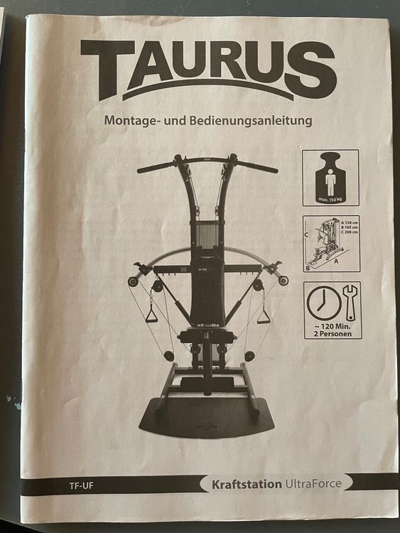 Taurus Ultra Force Kraftstation & Griff Set (Gebraucht) in Brügg BE für ...