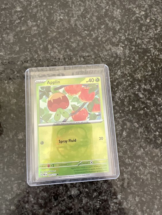 Pokemon Prismatic Evolution Applin Masterball (Neu (gemäss Beschreibung ...