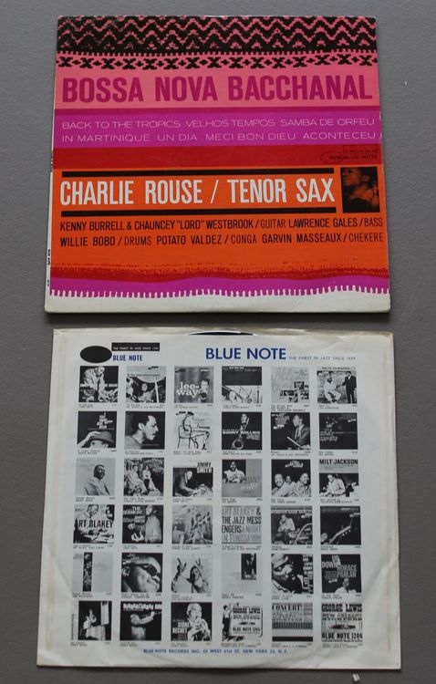 Blue Note, Charlie Rouse, Tenor Sax, Bossa Nova Bacchanal (Gebraucht ...