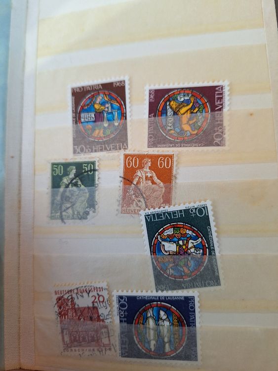 Alte Schweizer Briefmarken, seltene Motive, Sammlerstücke (Gebraucht) in Glattbrugg für CHF 5 ...