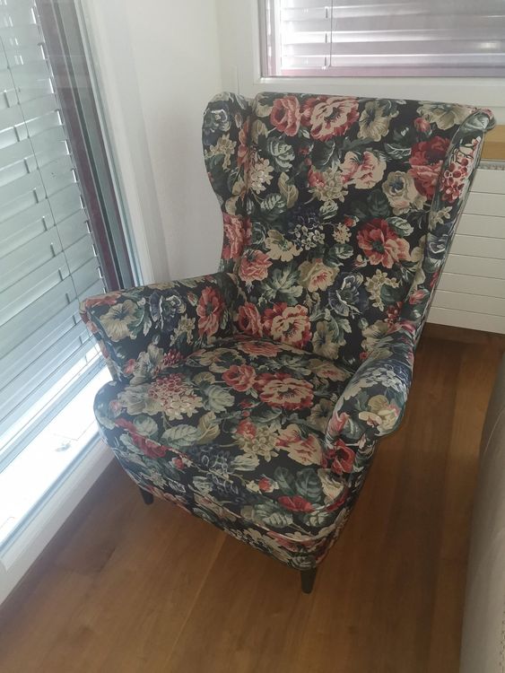 Ikea Ohrensessel Blumen