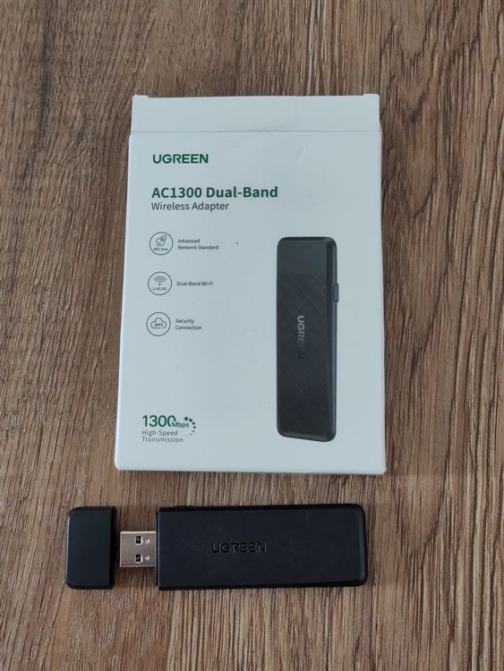 Ugreen Wireless-Adapter (AC1300 Dual-Band) (Neu und originalverpackt ...
