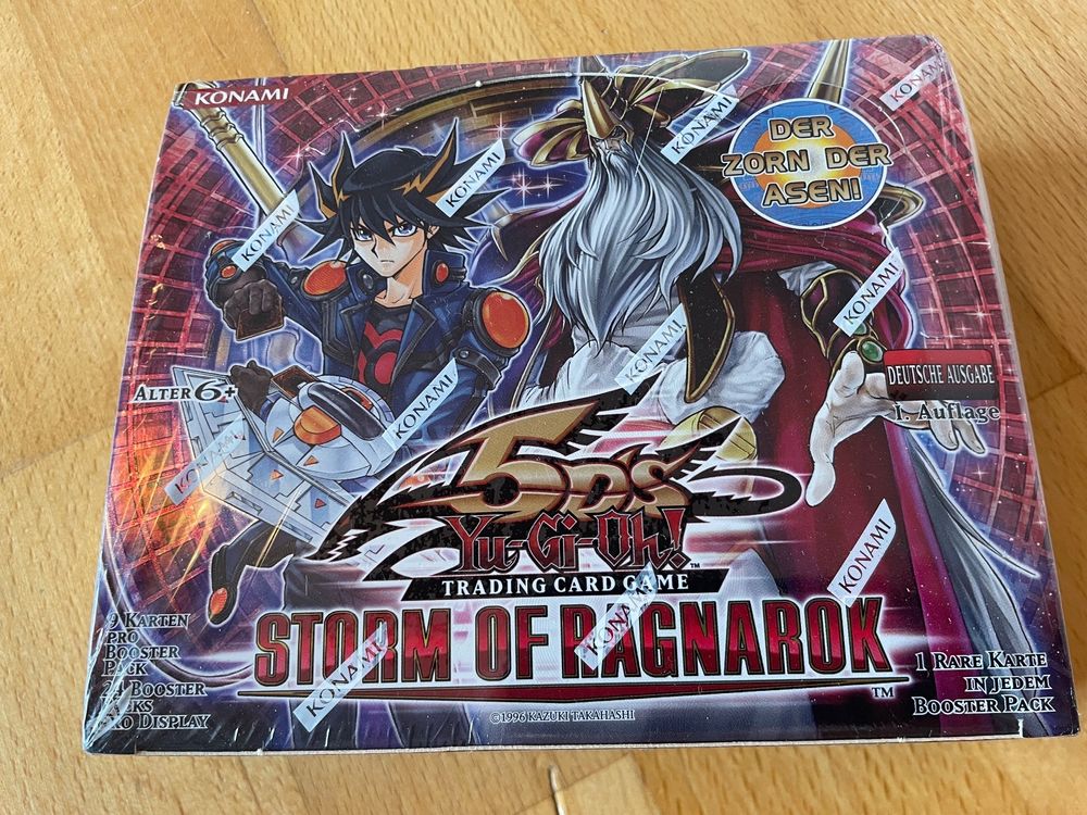 YuGiOh STORM OF RAGNAROK Sealed Display (Neu und originalverpackt) in ...