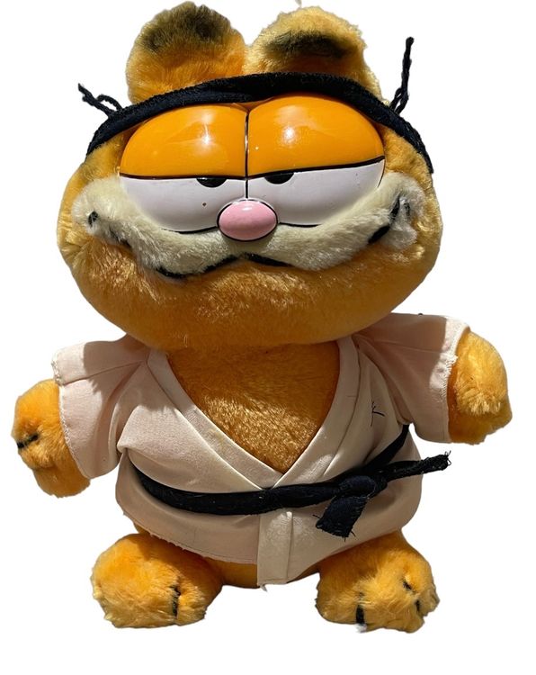 GARFIELD COMIC PLÜSCHTIER SAMMLERSTÜCK 1978 KARATE (Gebraucht) in ...