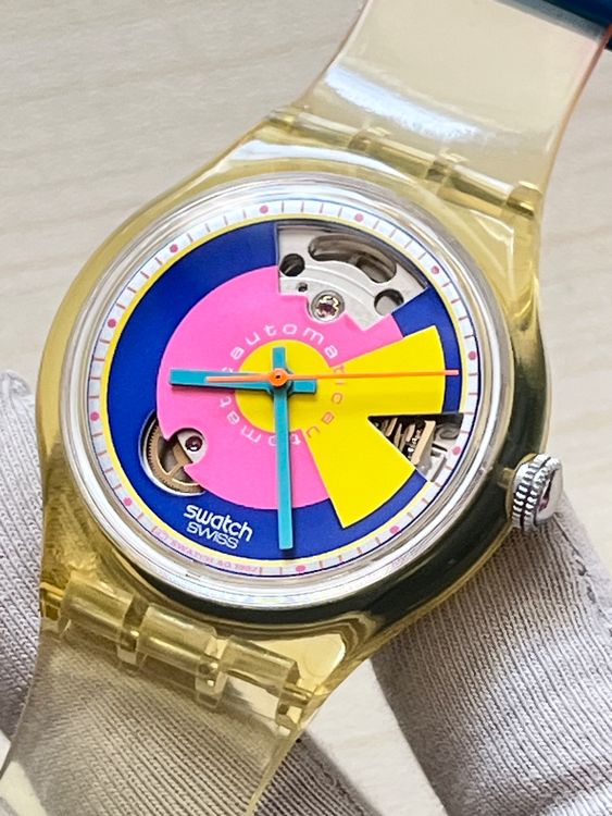 Swatch Automatik Uhr Jelly Fish Vintage Rarität (Gebraucht) in Grenchen ...