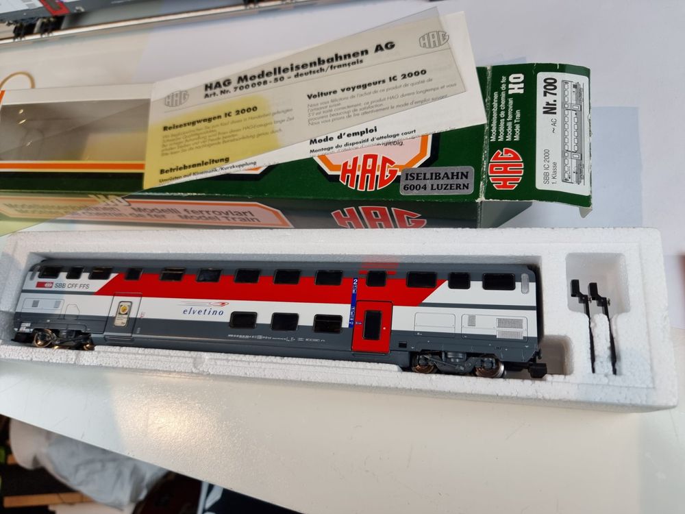 HAG 61020 IC2000 WRB Elventino Doppelstockwagen Innenbeleuch | Kaufen ...
