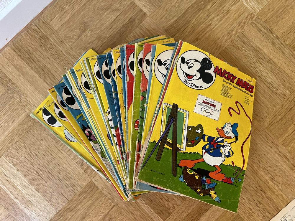 Alte Micky Maus Hefte 1972-1980 (Gebraucht) in Aesch BL für CHF 65 – mit Lieferung auf Ricardo ...