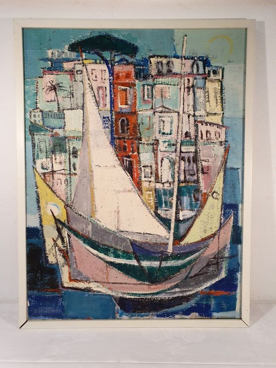 Ölgemälde signiert Dorette Huegin (1930), Ref. Nr. 163 (Gebraucht) in ...