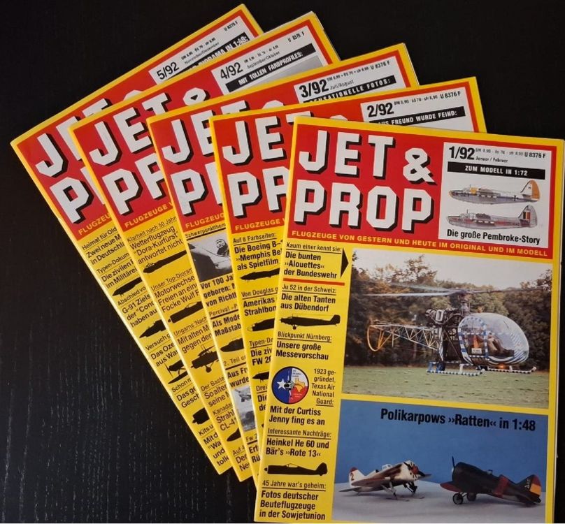 JET & PROP Zeitschrift für Flugzeuge in Original und Modell (Gebraucht ...