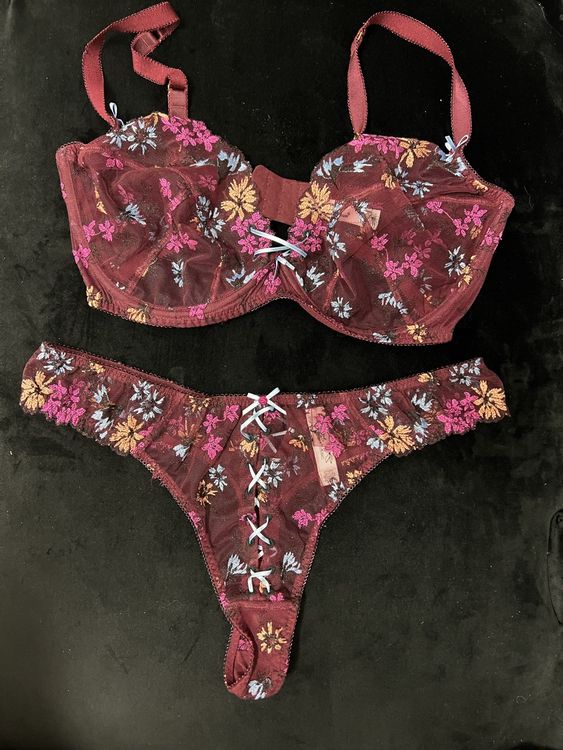 Agent Provocateur – Luxus Stickerei-Dessous-Set (Neu) E L (Neu (gemäss ...