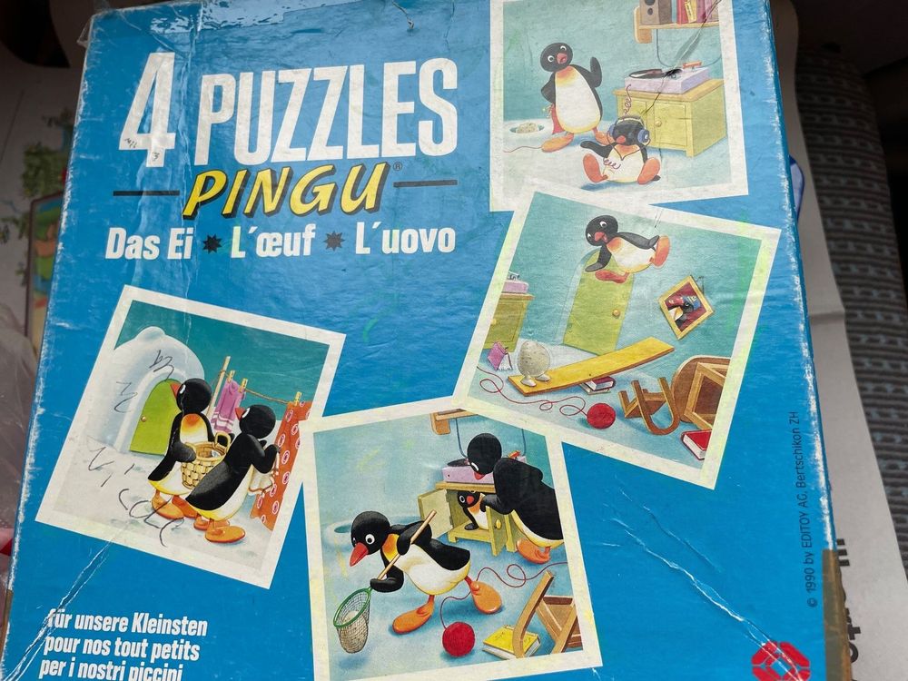 4 Pingu Puzzles Das Ei (Gebraucht) in Zürich für CHF 9 – mit Lieferung ...