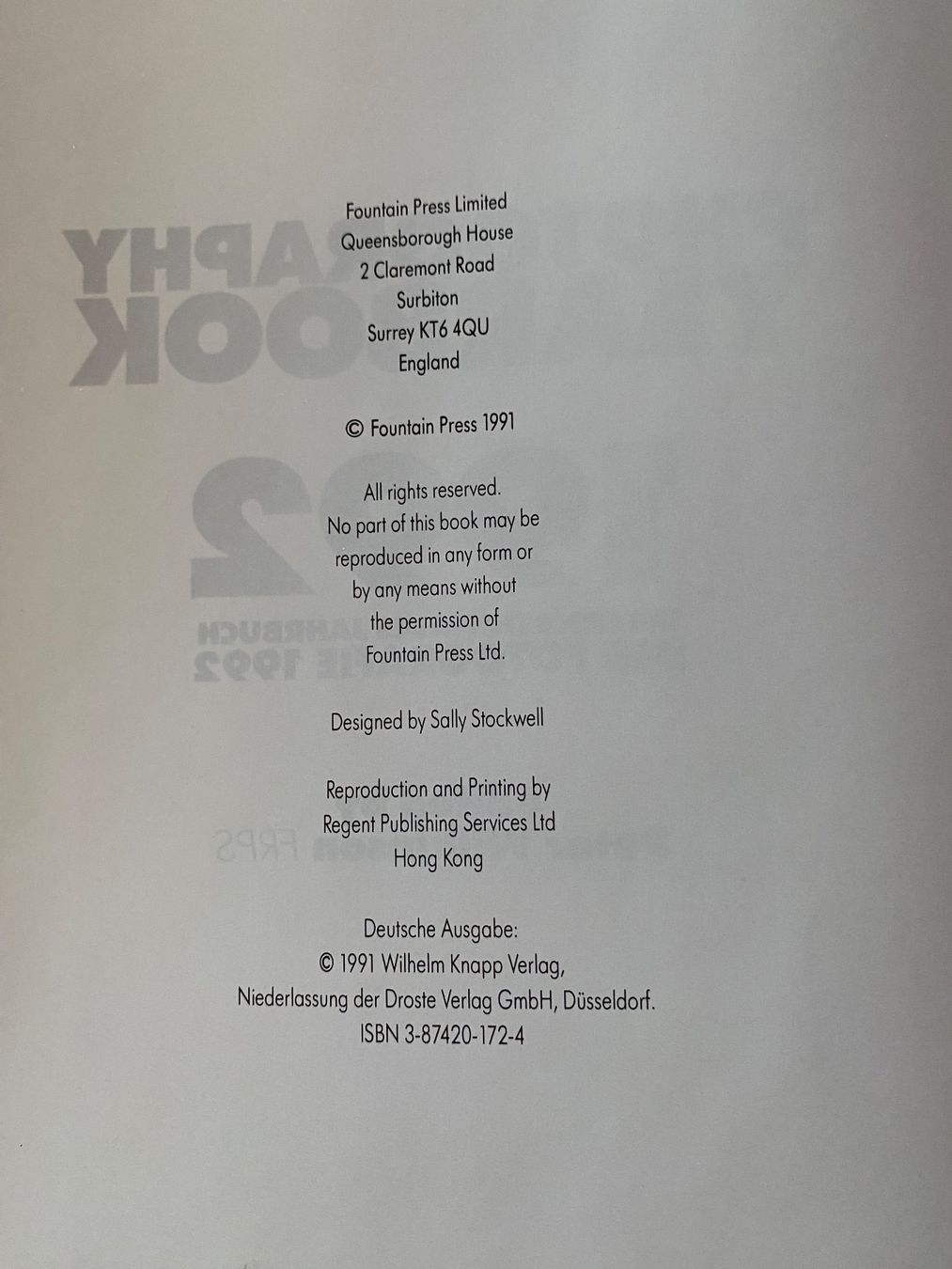 Photography Yearbook 1992, Top Zustand, Winterlektüre! (Gebraucht) in ...