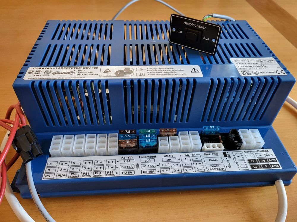Schaudt CSV409 Stromversorgung autark mit Lademodul Camping (Gebraucht ...