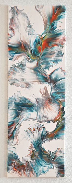 Pouring-Bild "Joy" 90x30 cm, Petra`s Art | Kaufen auf Ricardo