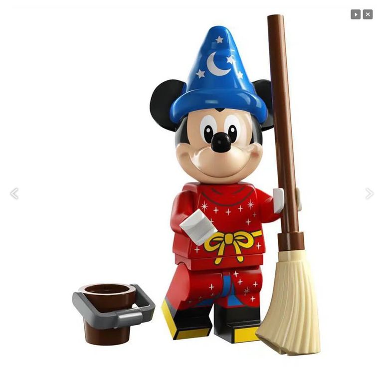 Lego Disney 71038 Micky Maus als Zauberlehrling Minifigur (Neu (gemäss Beschreibung)) in ...