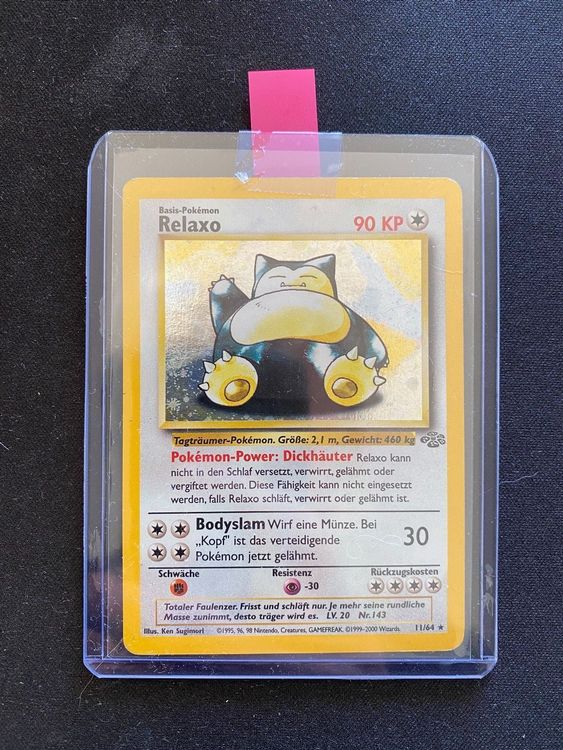 Relaxo HOLO DE // Pokemon Jungle Set | Kaufen auf Ricardo